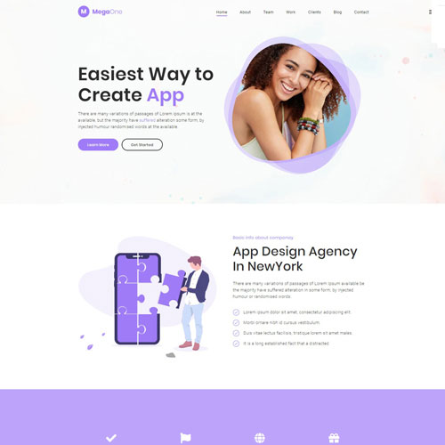 MegaOne | One Page / Multi Page Parallax HTML5 Template | Biggest HTML5 ... MegaOne | One Page / Multi Page Parallax HTML5 Template | Biggest HTML5 ...